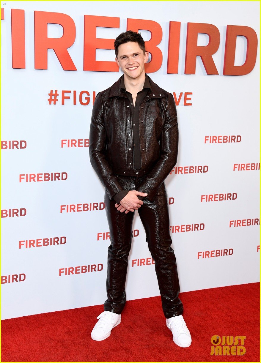 Tom Prior Wears Leather Looks for Both L.A. & U.K. Premieres of ...