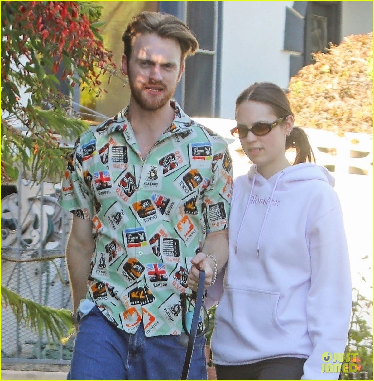 Finneas & Girlfriend Claudia Sulewski Take Their Dog for Afternoon Walk ...