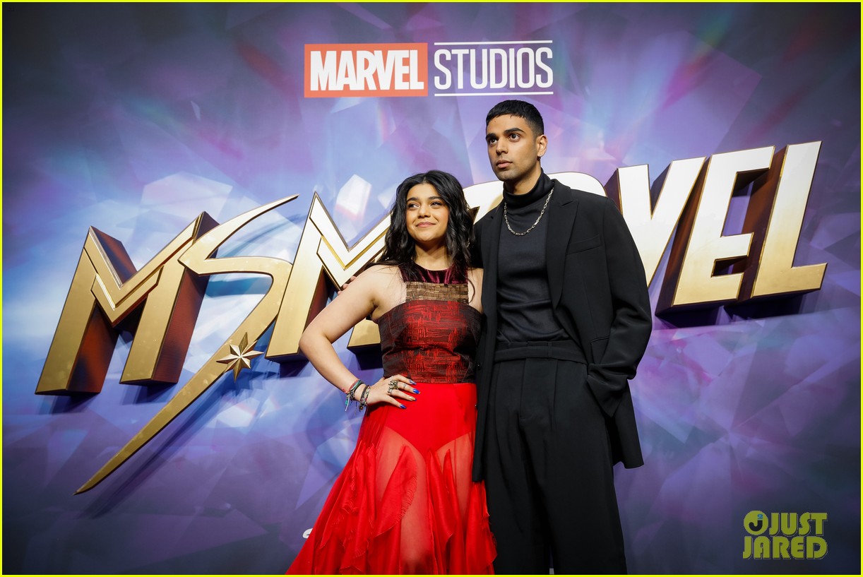 Iman Vellani Joins Co-Star Rish Shah at 'Ms Marvel' Premiere in London ...