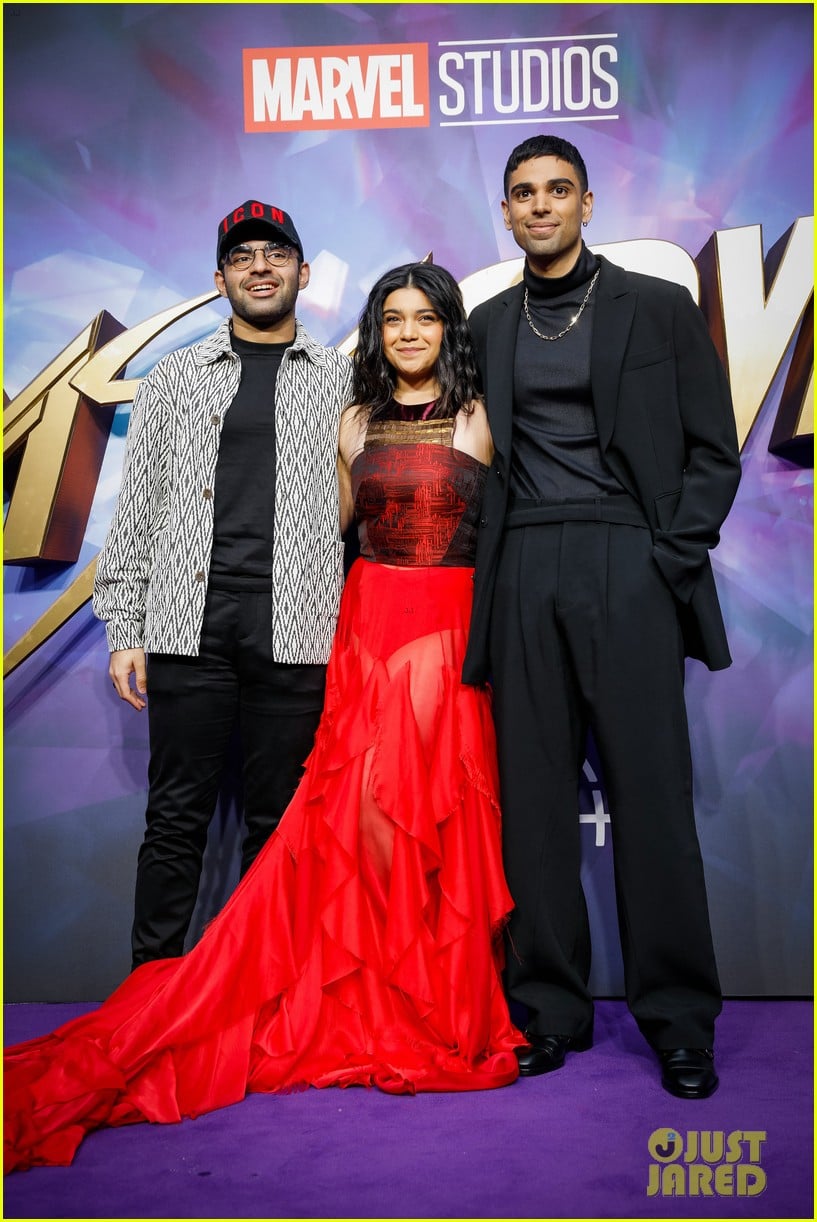 Iman Vellani Joins Co-Star Rish Shah at 'Ms Marvel' Premiere in London ...