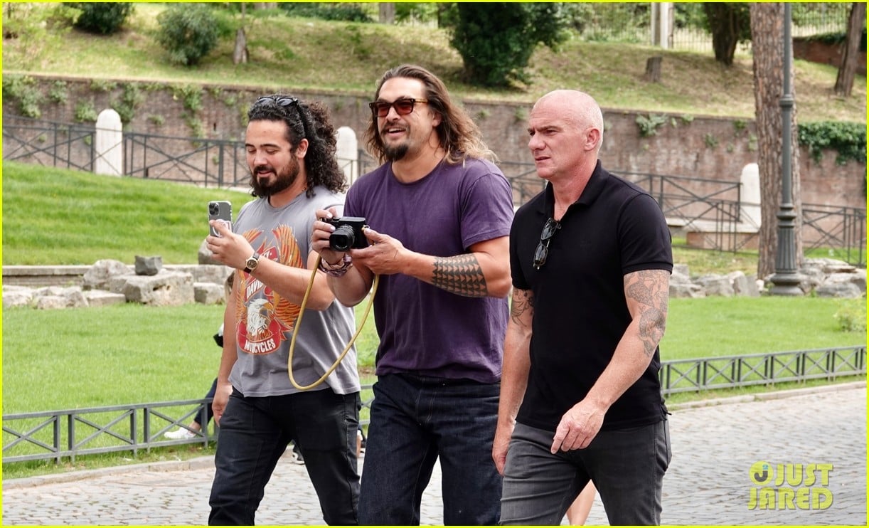 Jason Momoa Was Blown Away By The Sight of The Colosseum in Rome & His ...