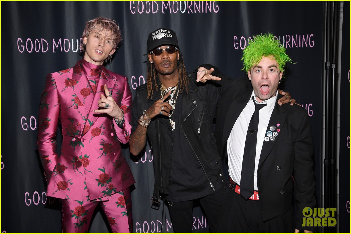 Machine Gun Kelly Lights Up at 'Good Mourning' Premiere with Fiancee ...