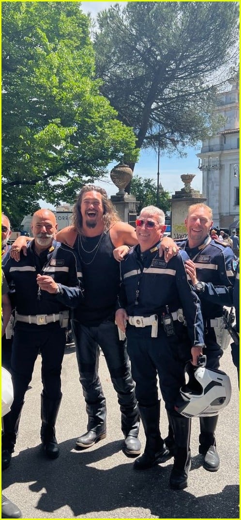 Jason Momoa Wraps 'Fast X' Rome Shoot, Goes Shirtless While Heading to ...