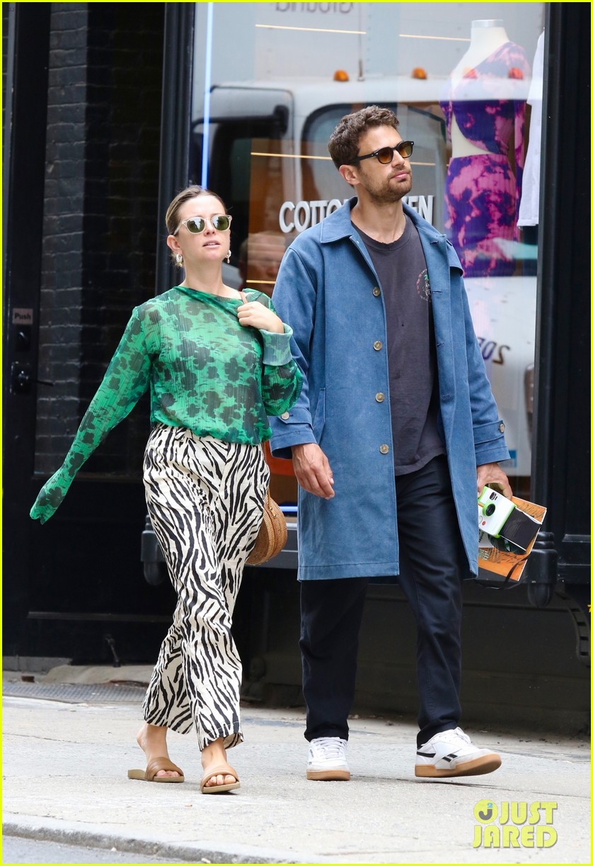 Theo James Steps Out in NYC with Wife Ruth Kearney Ahead of 'The Time ...