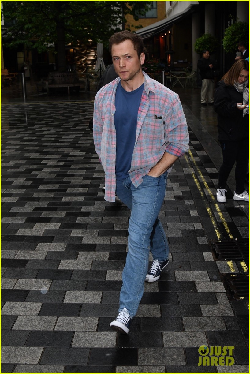 Taron Egerton Makes Rare Appearance After Announcing Exit from 'Cock ...