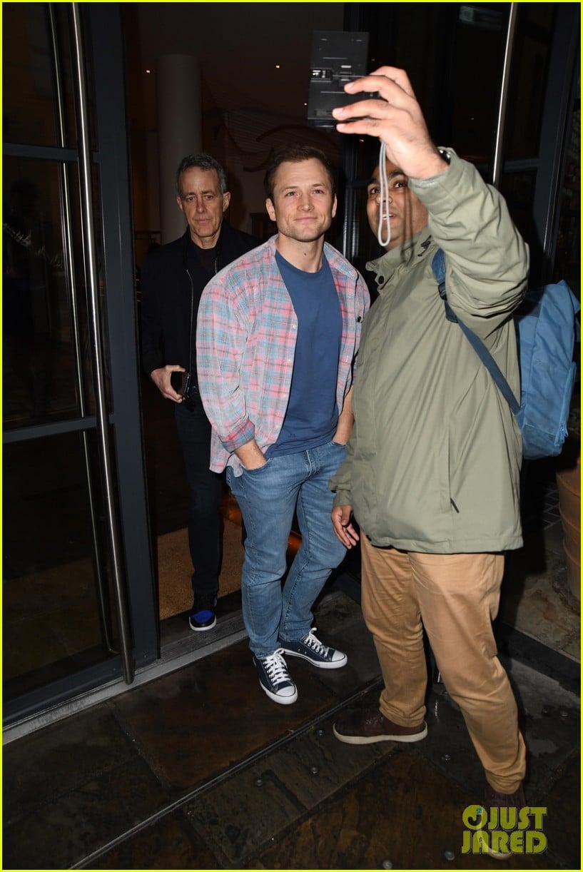 Taron Egerton Makes Rare Appearance After Announcing Exit from 'Cock ...