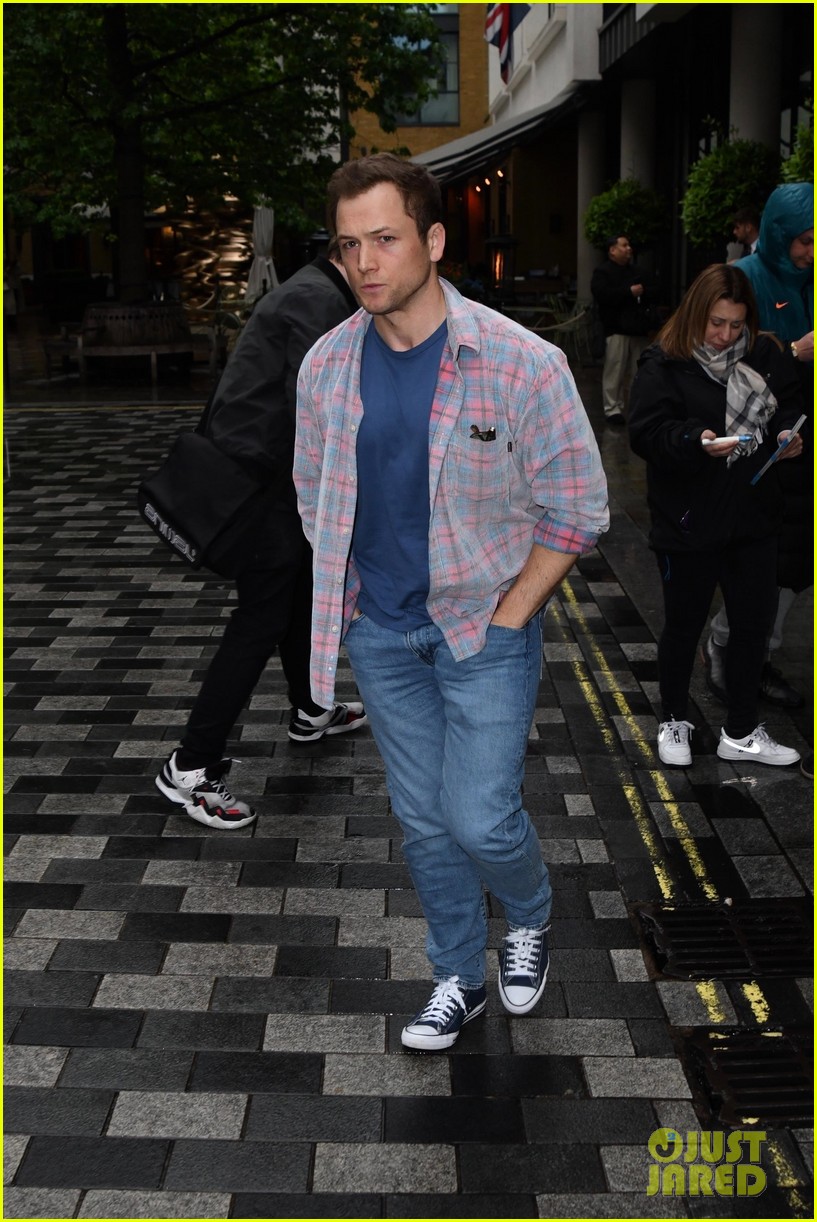 Taron Egerton Makes Rare Appearance After Announcing Exit from 'Cock ...