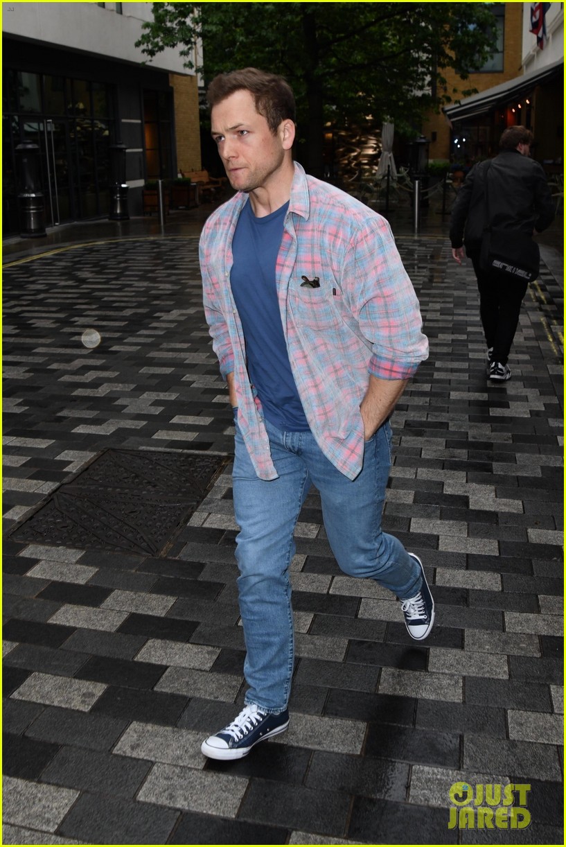 Taron Egerton Makes Rare Appearance After Announcing Exit from 'Cock ...