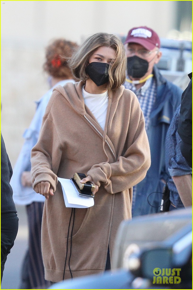 Zendaya Arrives on Set for Another Day of Filming 'Challengers' Outside ...