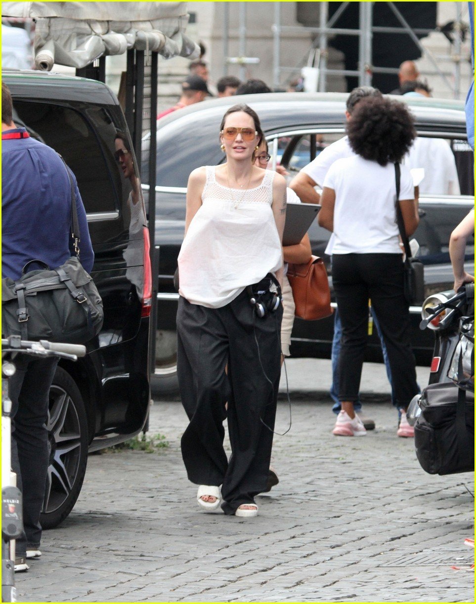 Angelina Jolie Is Hard at Work Directing Her New Movie in Italy: Photo ...