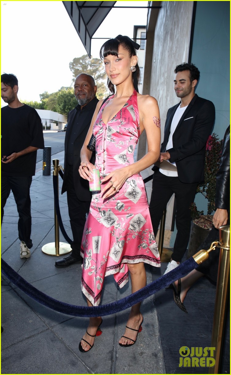 Bella Hadid Celebrates Launch of Her Kin Mocktail Drink in Los Angeles ...