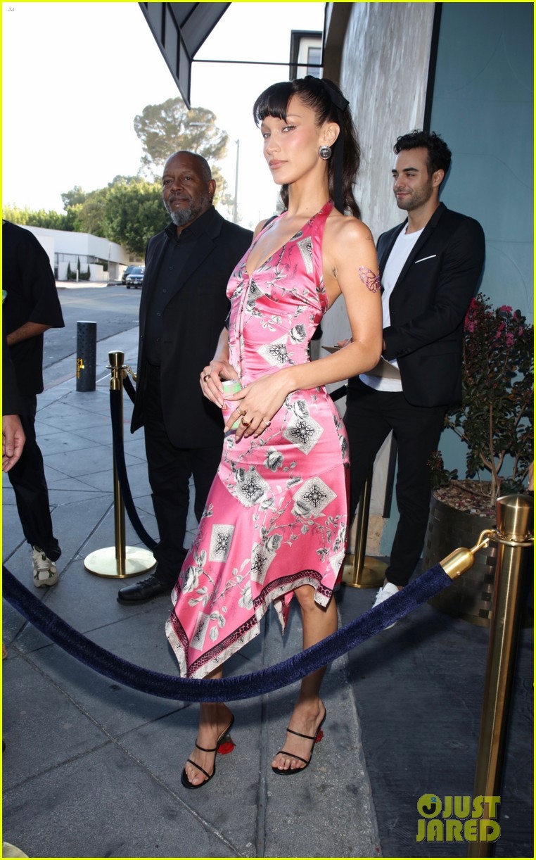 Bella Hadid Celebrates Launch of Her Kin Mocktail Drink in Los Angeles ...
