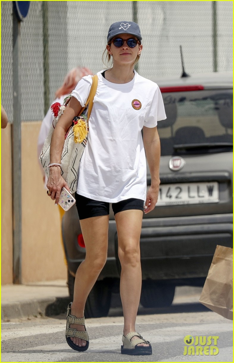 Emma Watson Hits the Courts with Her Friends During A Trip to Ibiza ...