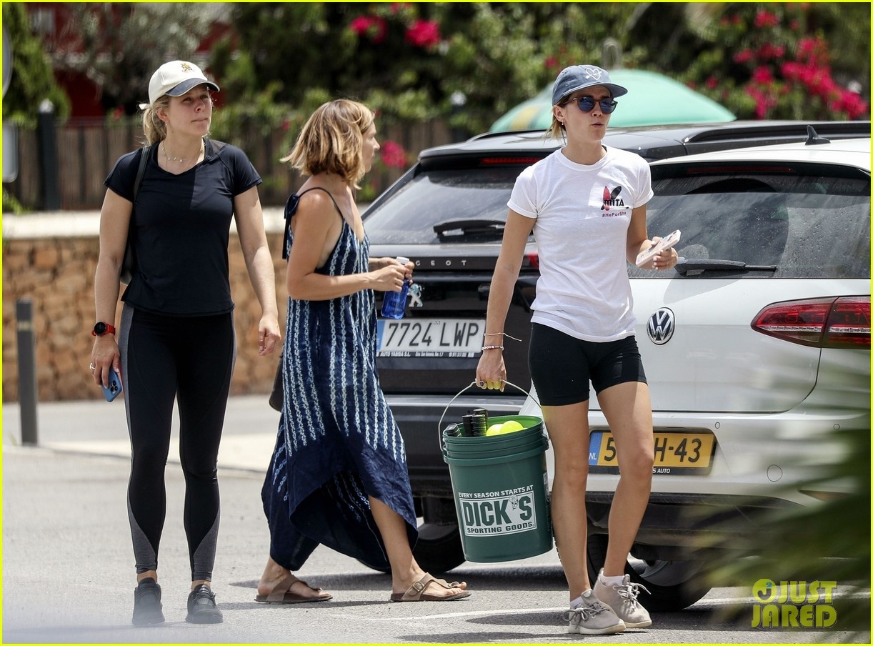 Emma Watson Hits the Courts with Her Friends During A Trip to Ibiza ...