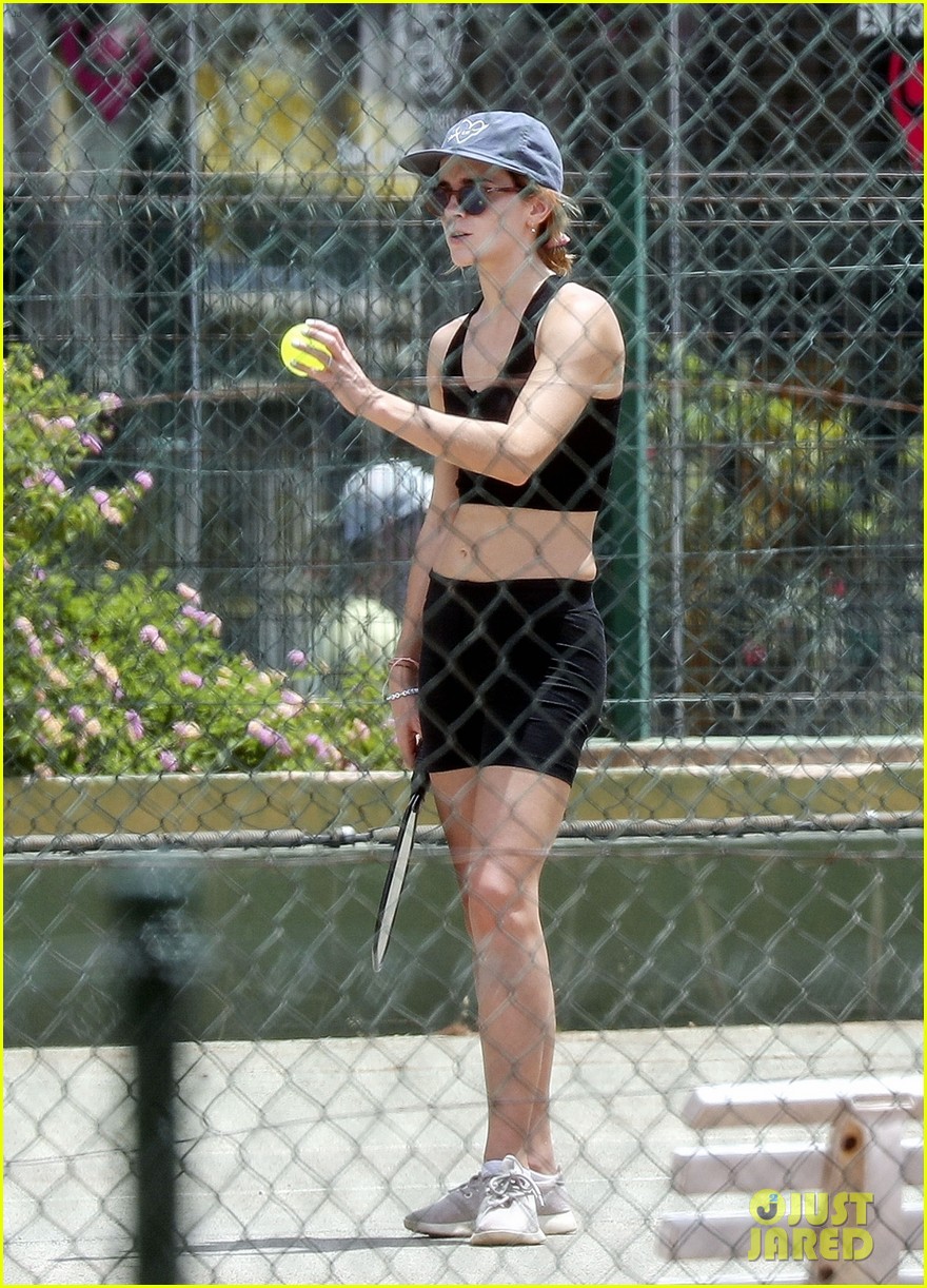 Emma Watson Hits the Courts with Her Friends During A Trip to Ibiza ...
