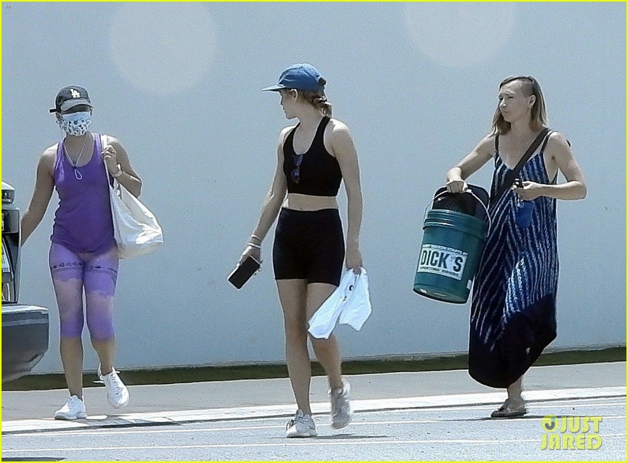 Emma Watson Hits the Courts with Her Friends During A Trip to Ibiza ...