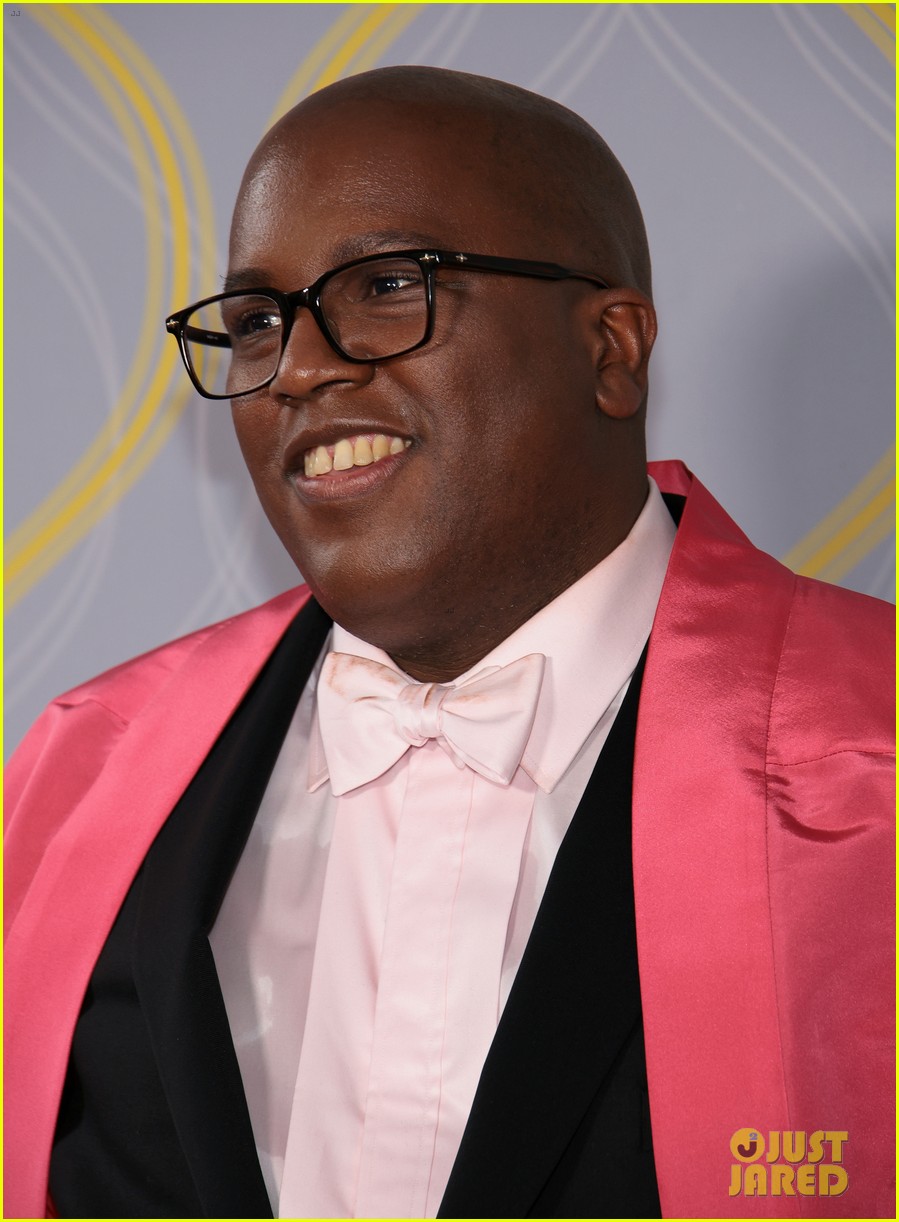 A Strange Loop's Jaquel Spivey & Writer Michael R. Jackson Walk Carpet ...