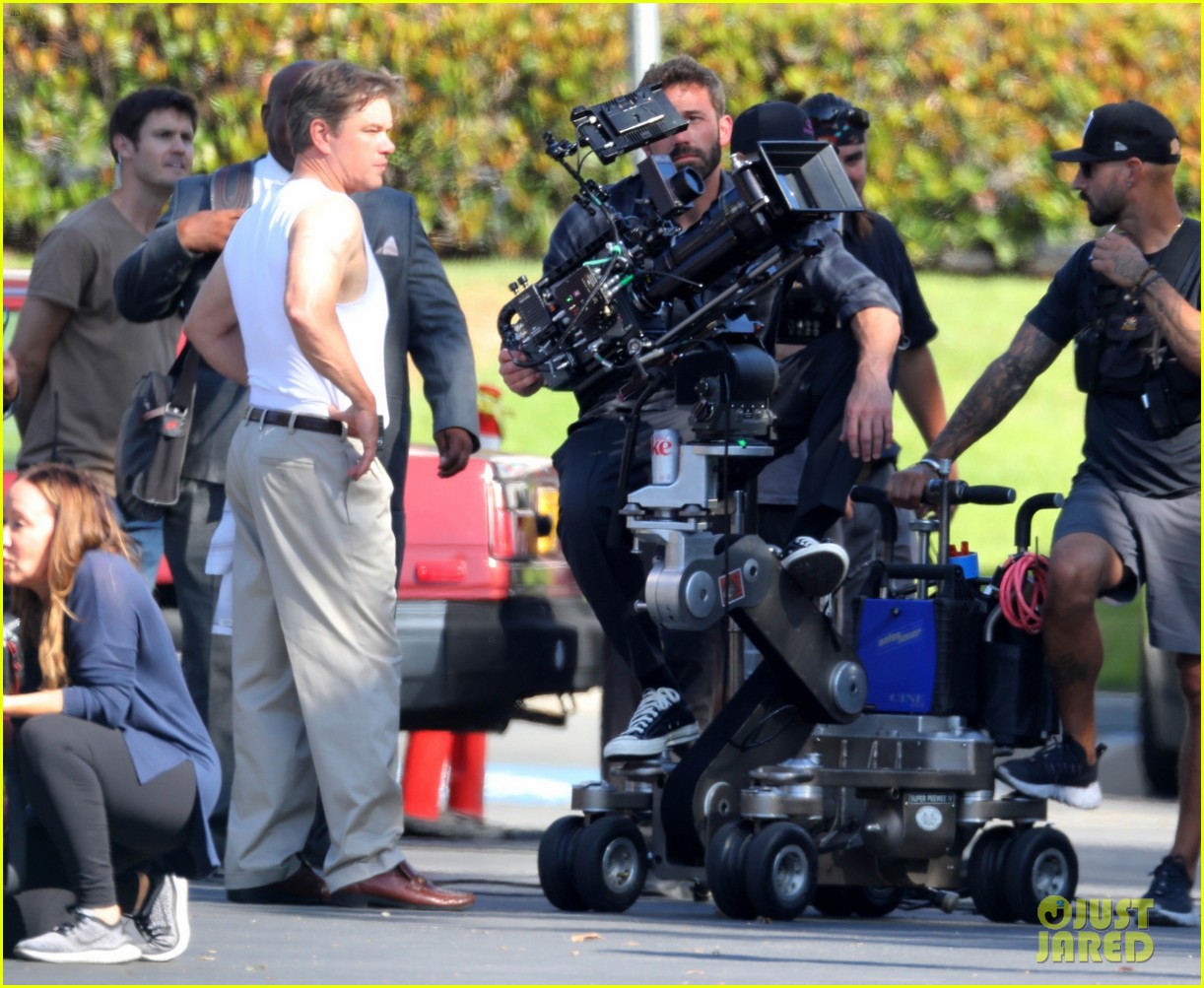 Ben Affleck & Matt Damon Are All Smiles on the Set of Their New 'Nike ...