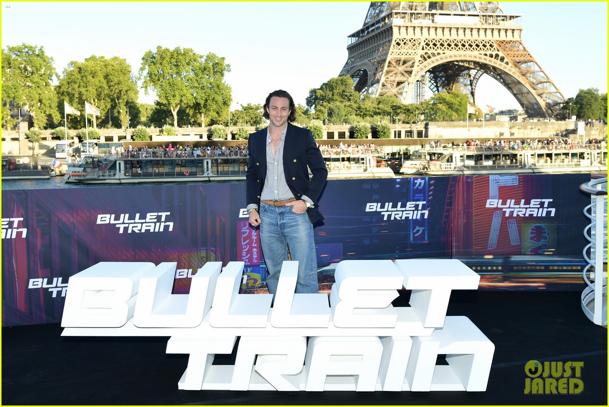 Brad Pitt & Joey King Kick Off 'Bullet Train' Press Tour in Paris at ...