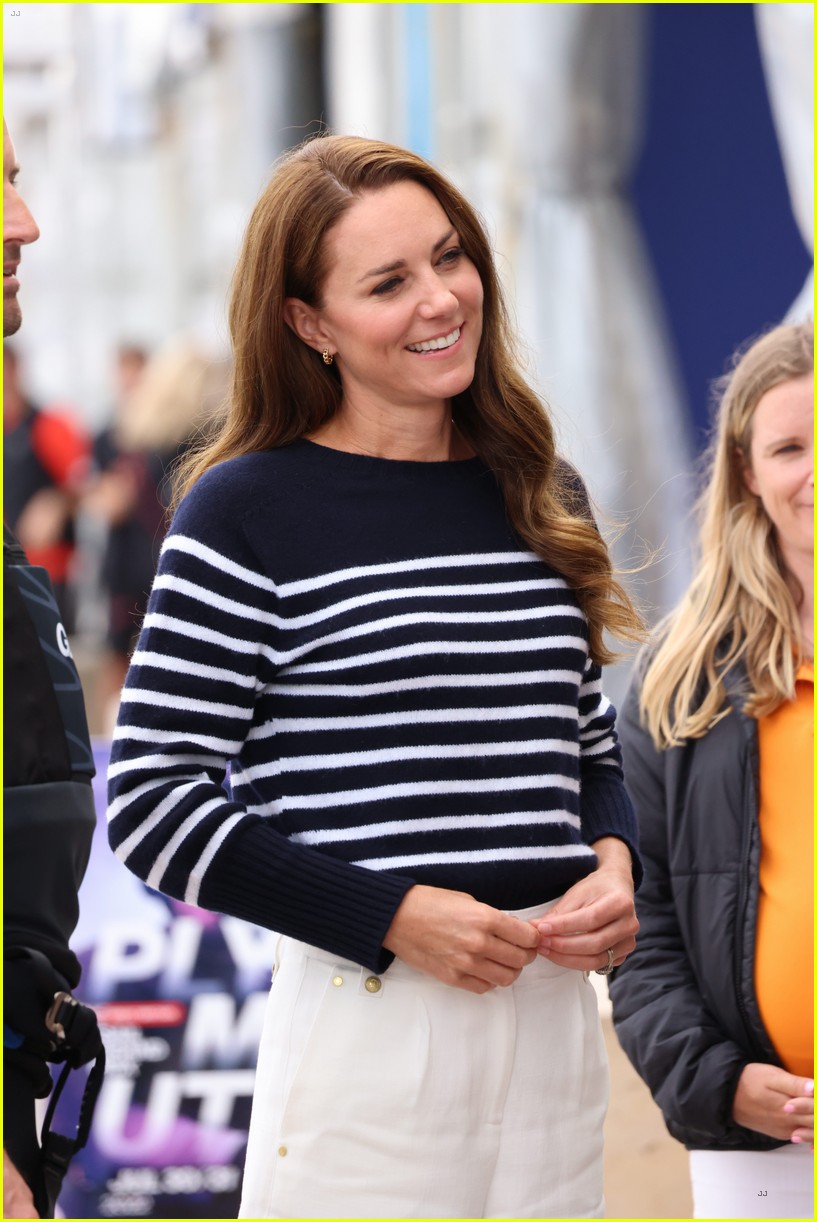 Kate Middleton Sets Sail With Team Great Britain During Grand Prix ...