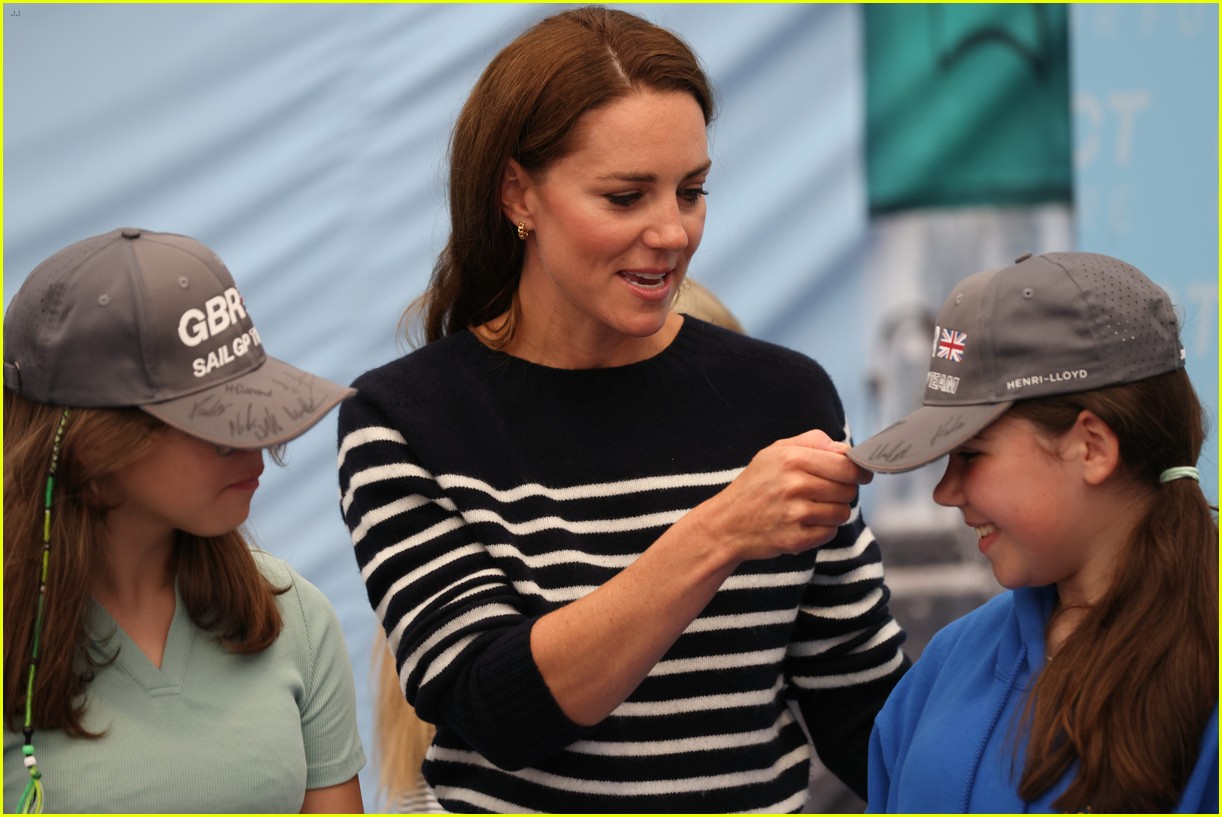 Kate Middleton Sets Sail With Team Great Britain During Grand Prix ...