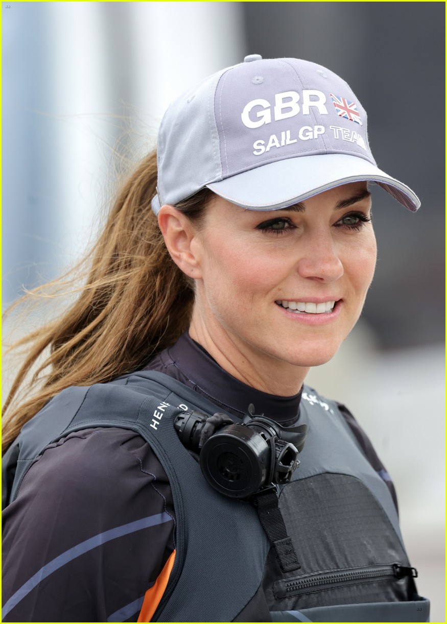 Kate Middleton Sets Sail With Team Great Britain During Grand Prix ...