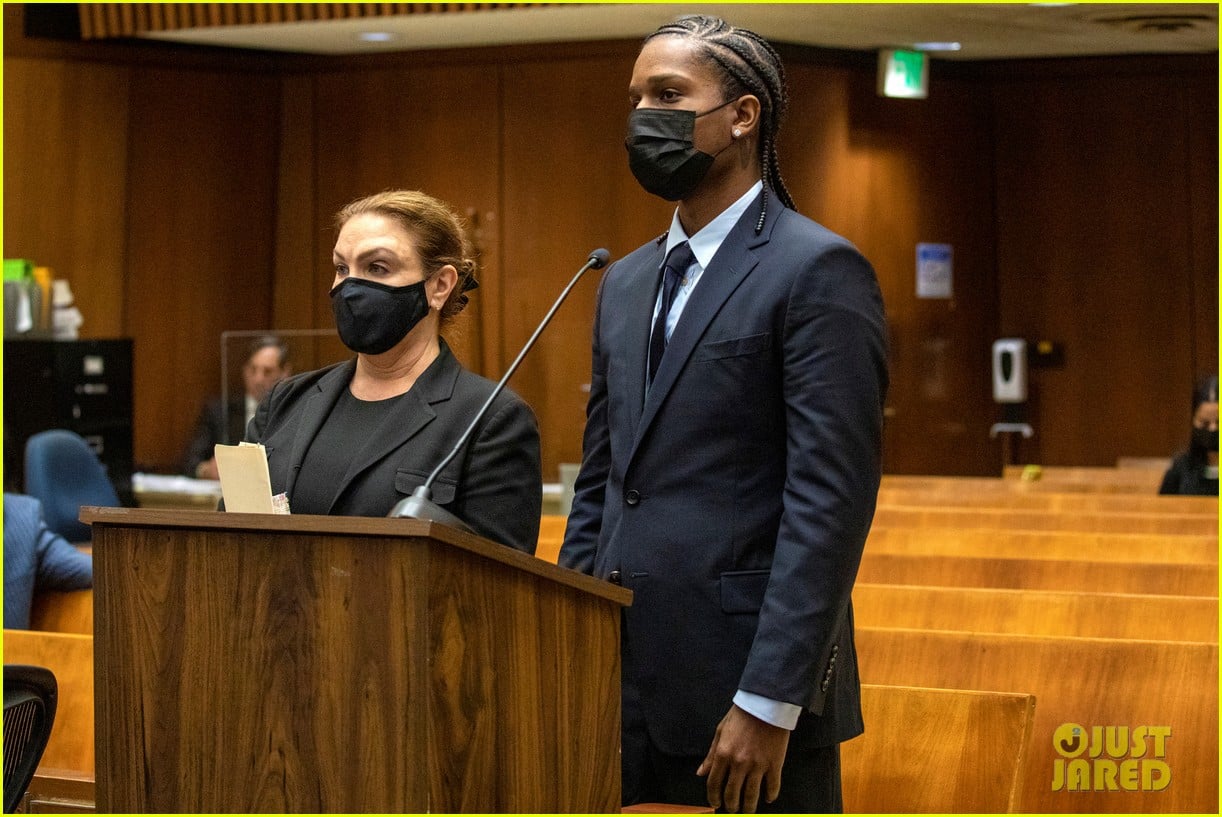 A$AP Rocky Appears in Court, Pleads Not Guilty to Felony Firearms ...