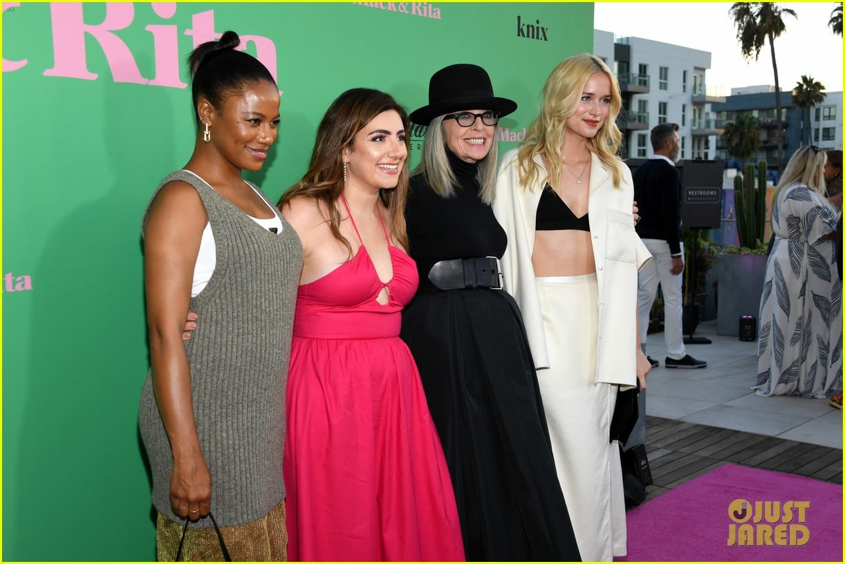 Diane Keaton Plays Around with Photographer's Camera at 'Mack & Rita ...