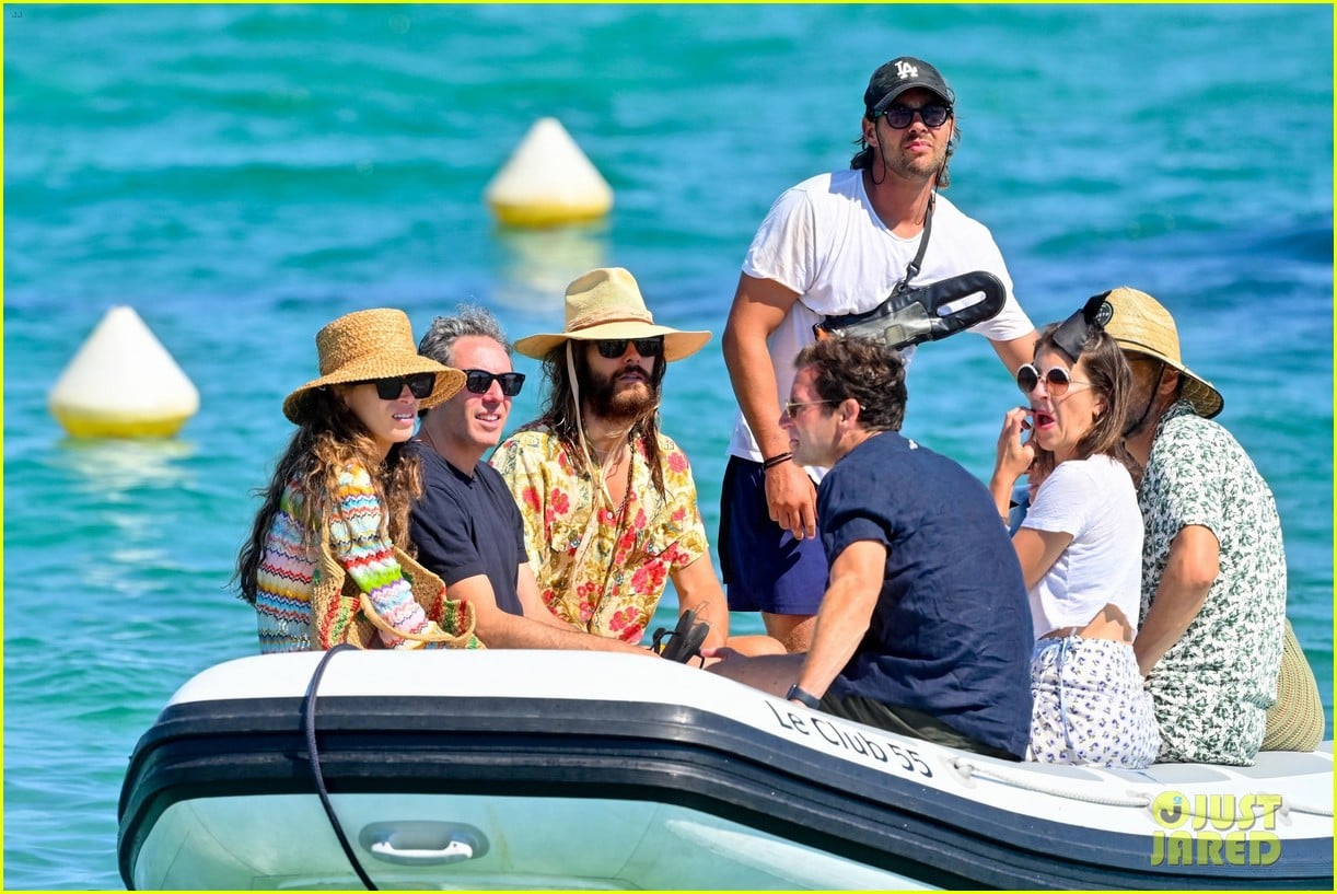 Jared Leto Sports Fun Floral-Print Shirt While Arriving at Club 55 in ...