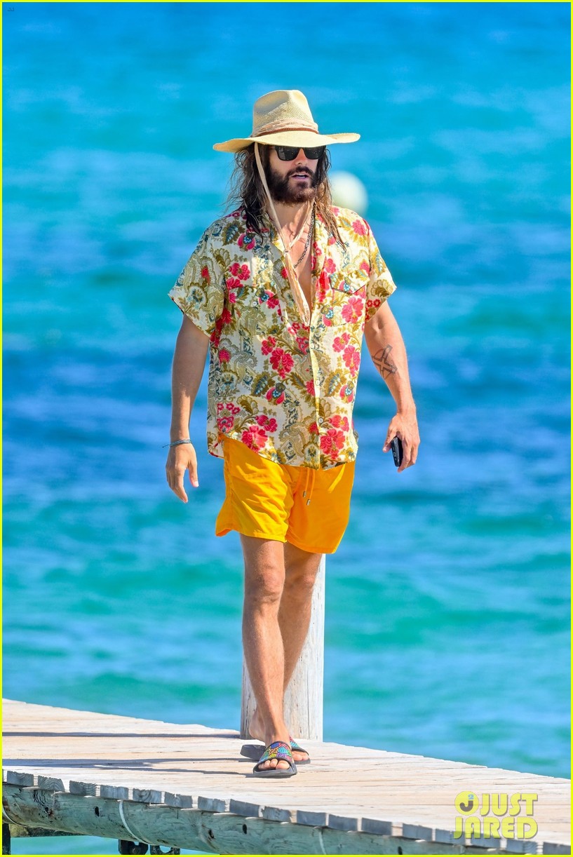 Jared Leto Sports Fun Floral-Print Shirt While Arriving at Club 55 in ...