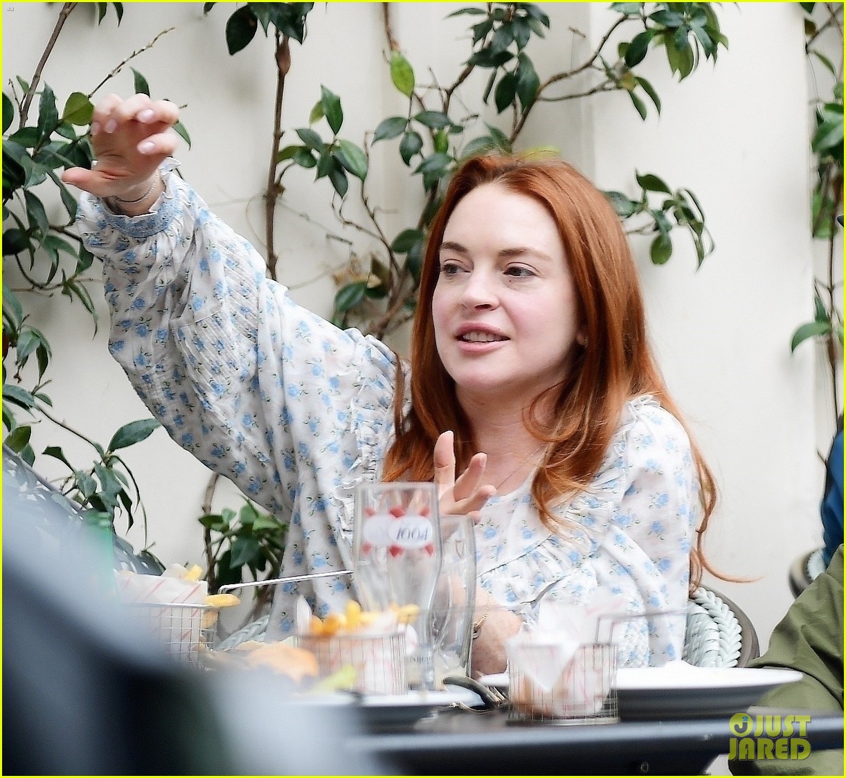 Lindsay Lohan & Bader Shammas Share A Sweet Moment During Lunch In NYC ...