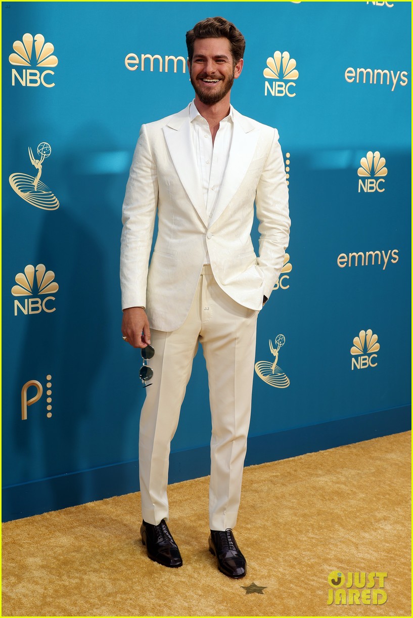 Andrew Garfield Plays It Cool in Sunglasses at the Emmy Awards 2022 ...