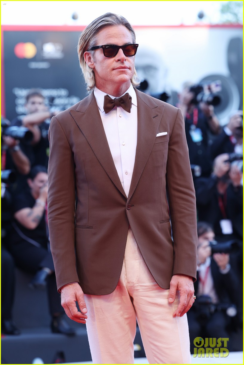 Gemma Chan Quickly Fixes Chris Pine's Outfit Before The 'Don't Worry ...