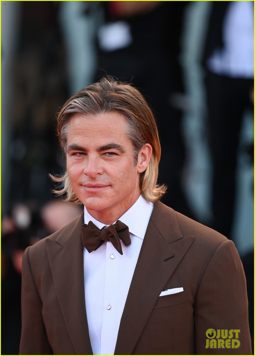 Gemma Chan Quickly Fixes Chris Pine's Outfit Before The 'Don't Worry ...