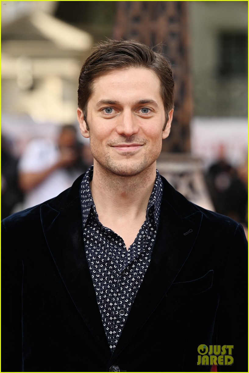 Lesley Manville & Lucas Bravo Share a Hug at 'Mrs. Harris Goes to Paris ...