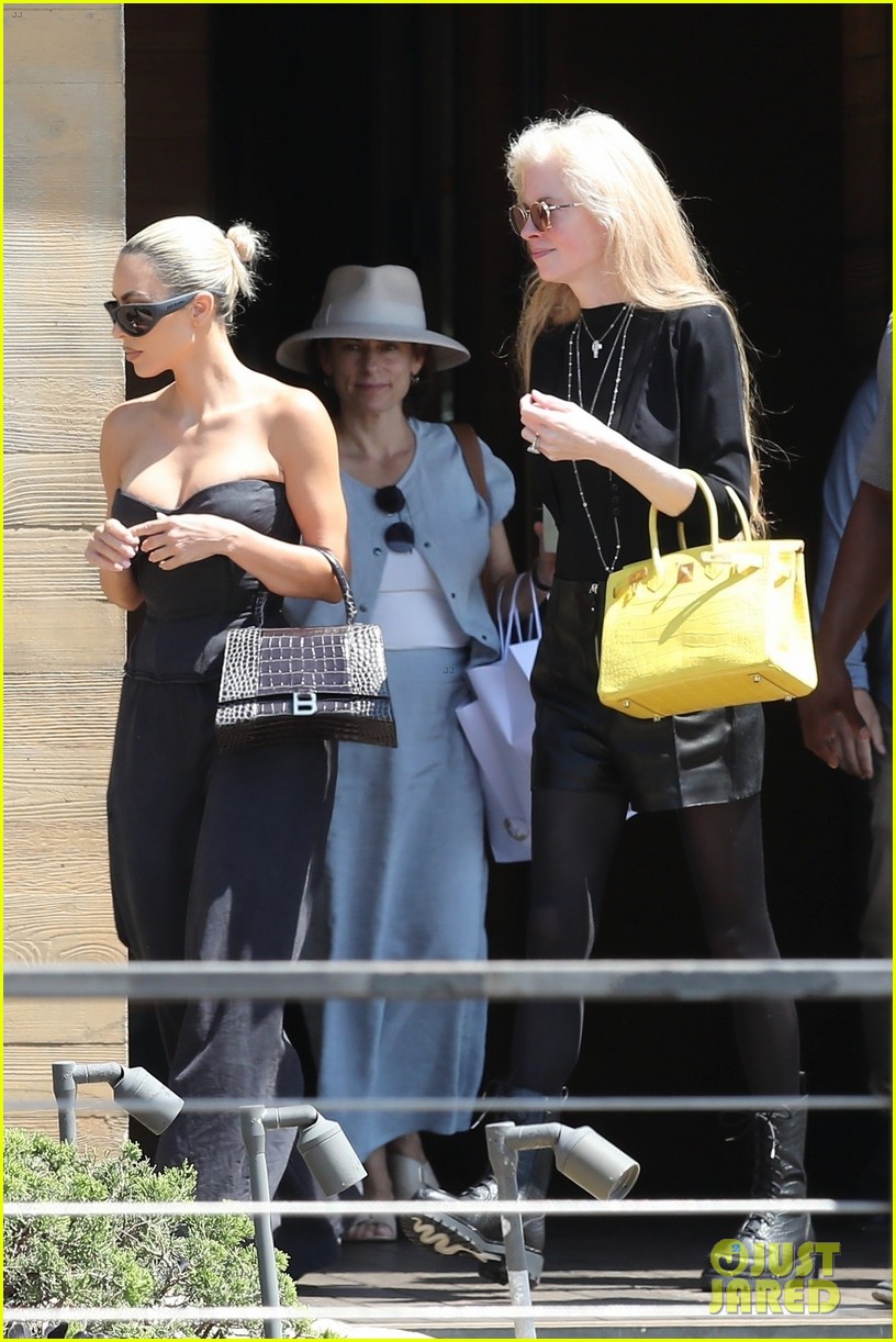 Kim Kardashian Grabs Lunch with Philanthropist Laura Arrillaga ...