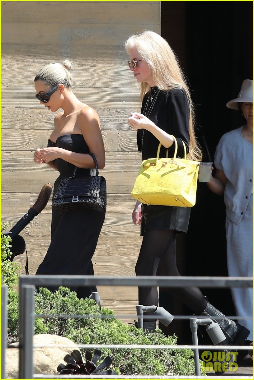 Kim Kardashian Grabs Lunch with Philanthropist Laura Arrillaga ...