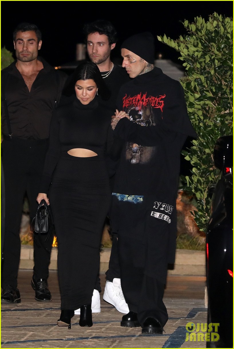Kourtney Kardashian & Travis Barker Attend Barker Wellness x Revolve ...