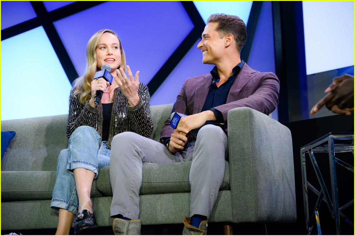 Brie Larson & Boyfriend Elijah Allan-Blitz Promote New Project at D23 ...