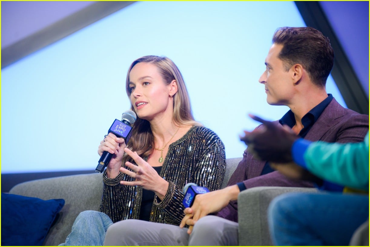 Brie Larson & Boyfriend Elijah Allan-Blitz Promote New Project at D23, Plus 'The Marvels' Cast ...
