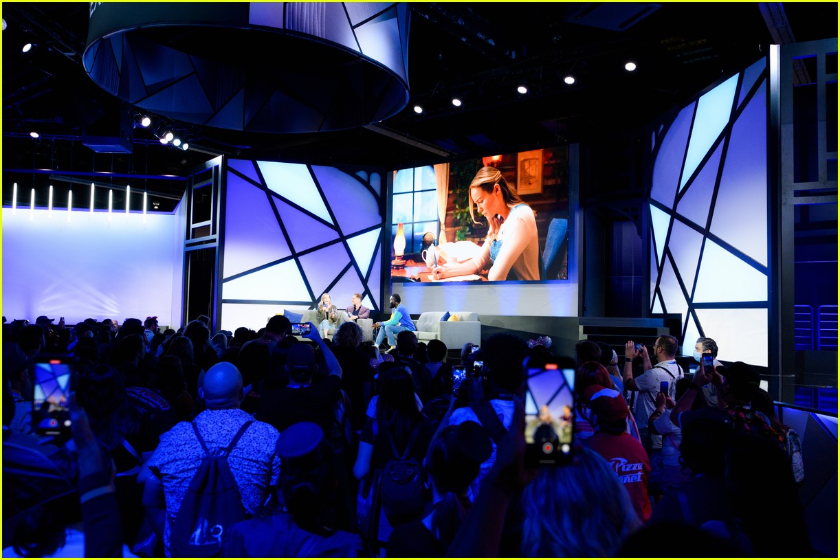 Brie Larson & Boyfriend Elijah Allan-Blitz Promote New Project at D23, Plus 'The Marvels' Cast ...