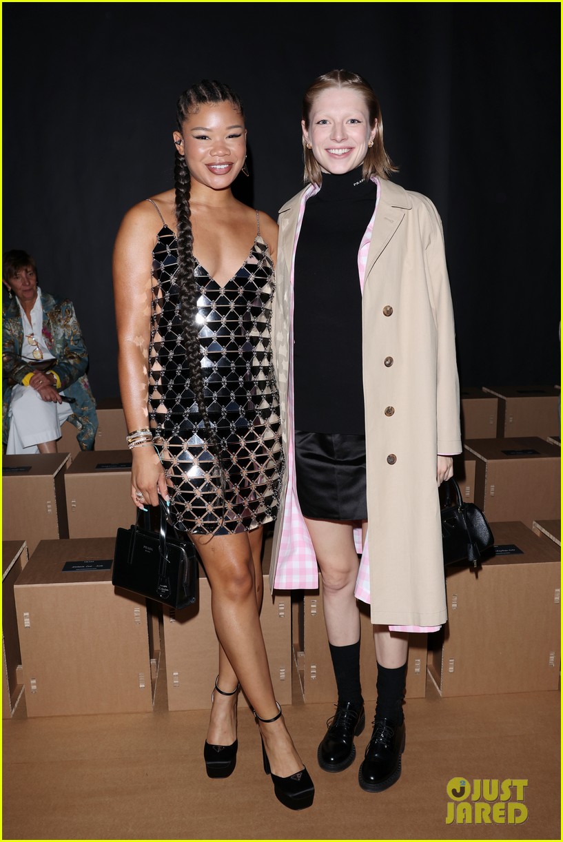 Lorde Joins Hunter Schafer & Manu Rios at Prada Fashion Show in Milan ...