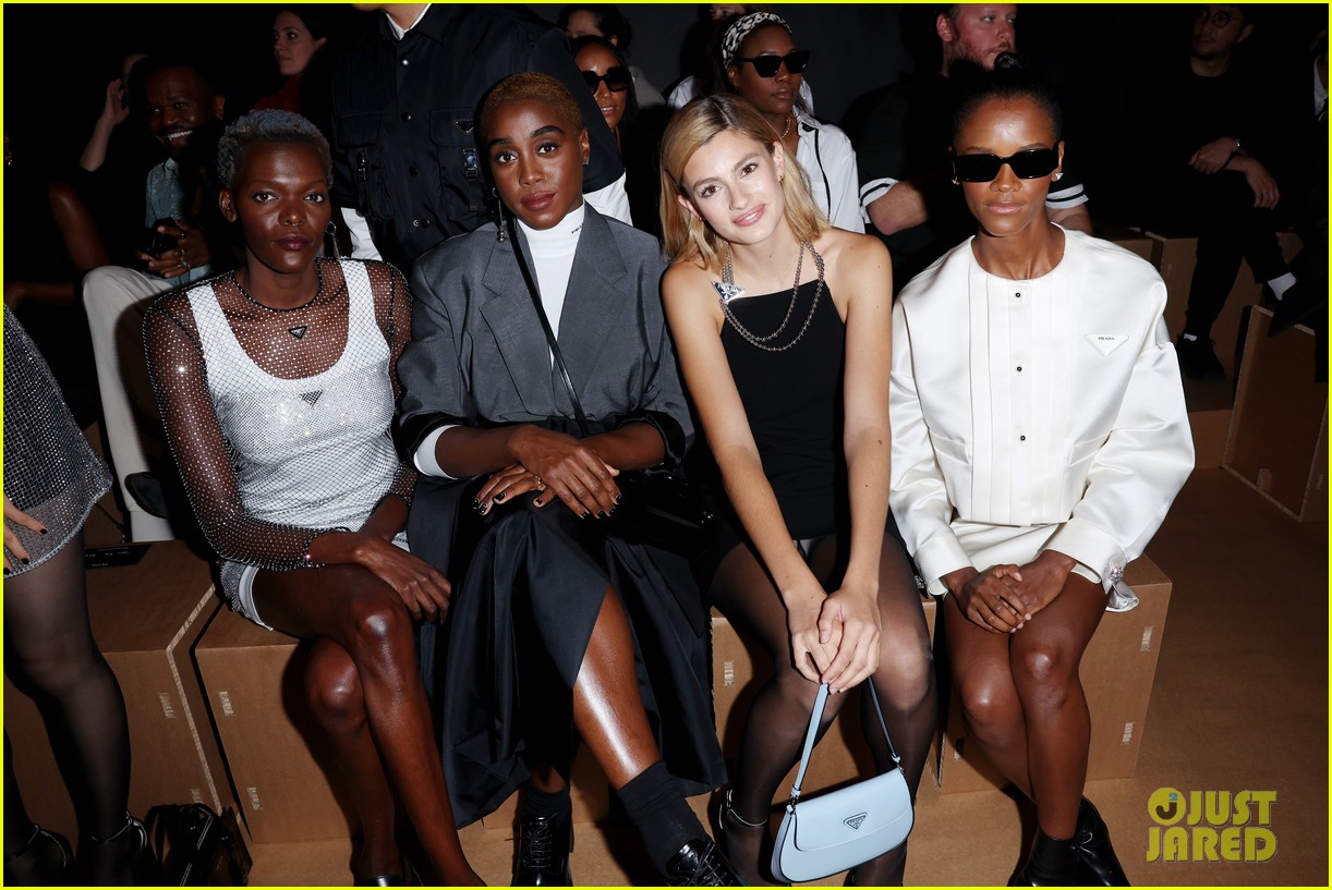 Lorde Joins Hunter Schafer & Manu Rios at Prada Fashion Show in Milan ...