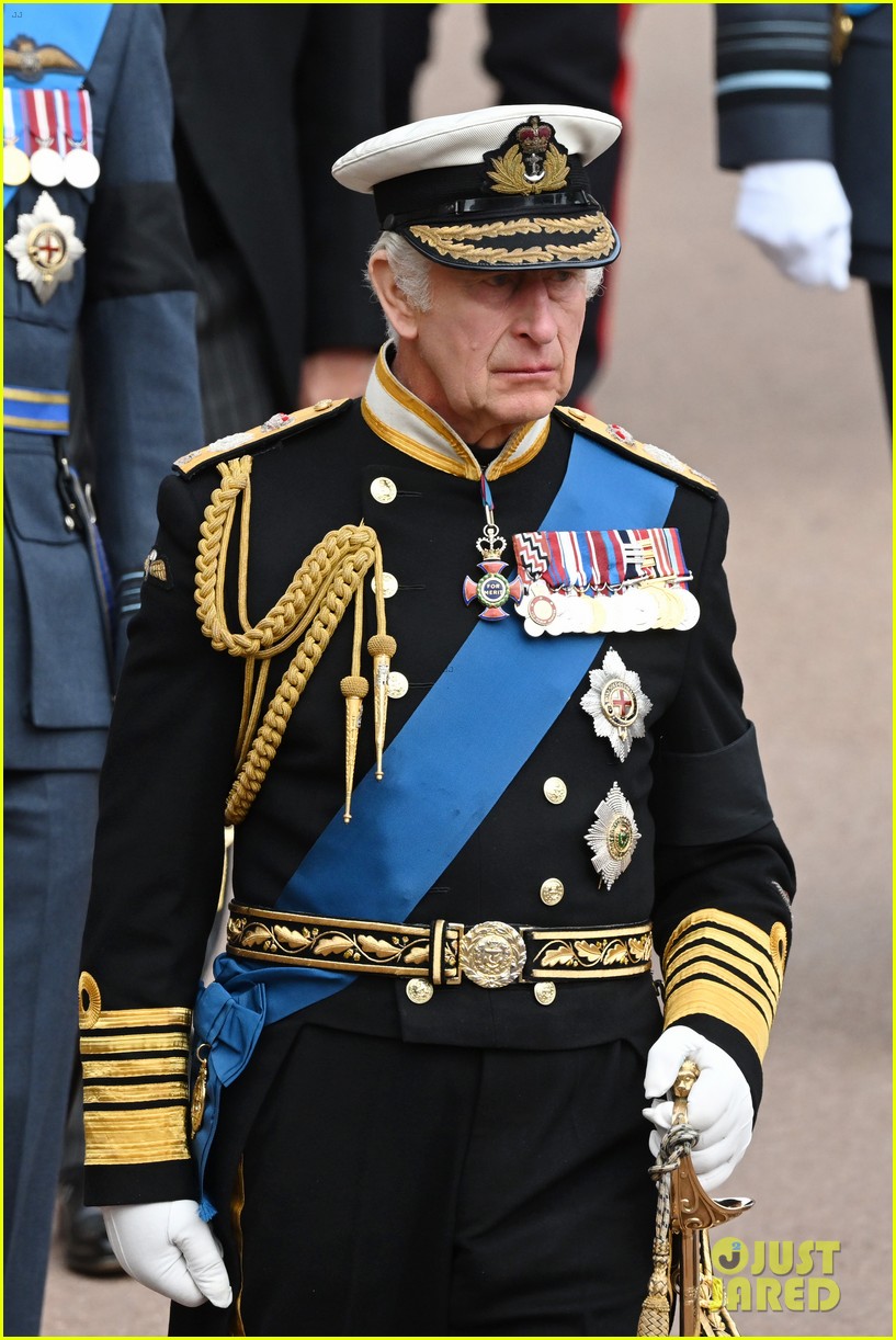 King Charles III Leads Royal Family To Committal Service For Queen ...