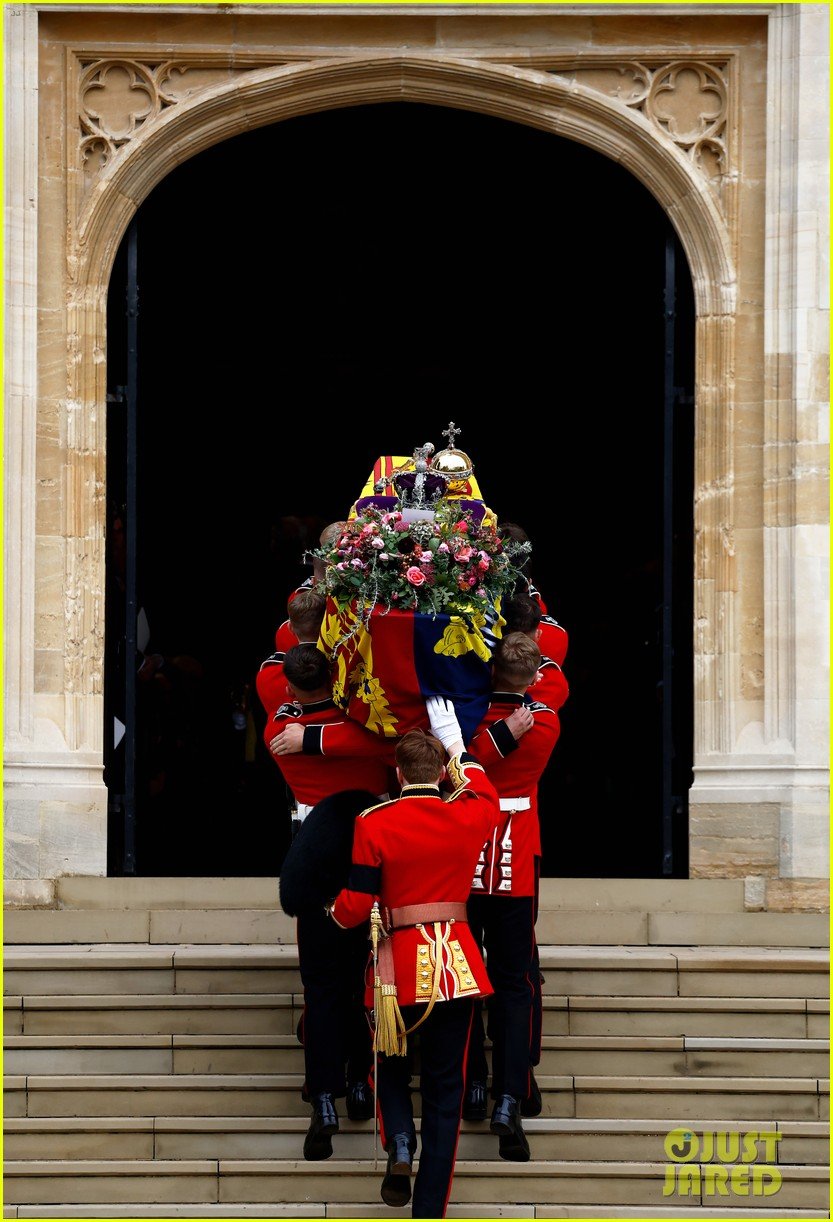 King Charles III Leads Royal Family To Committal Service For Queen ...