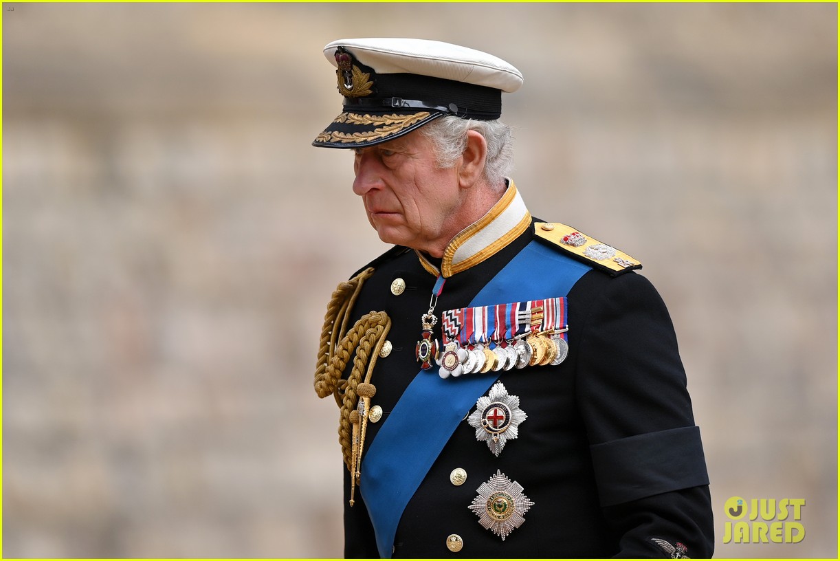 King Charles III Leads Royal Family To Committal Service For Queen ...
