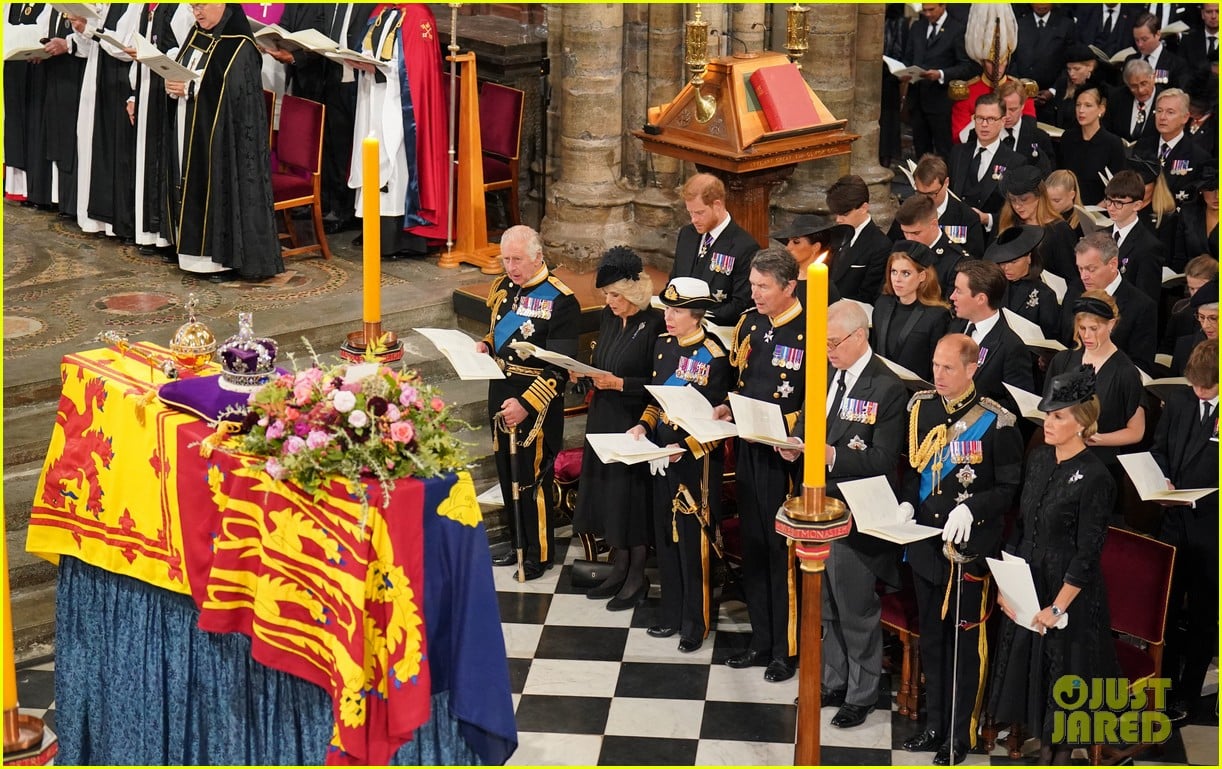 Prince Edward's Wife Sophie Seen Giving Him a Tissue During Queen ...