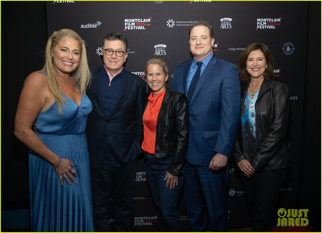 Brendan Fraser & Girlfriend Jeanne Moore Wear Matching Looks to ...