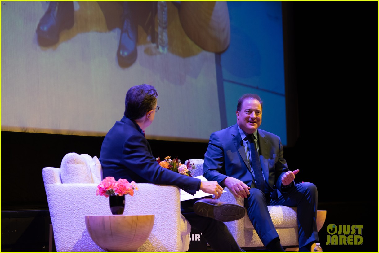 Brendan Fraser & Girlfriend Jeanne Moore Wear Matching Looks to ...