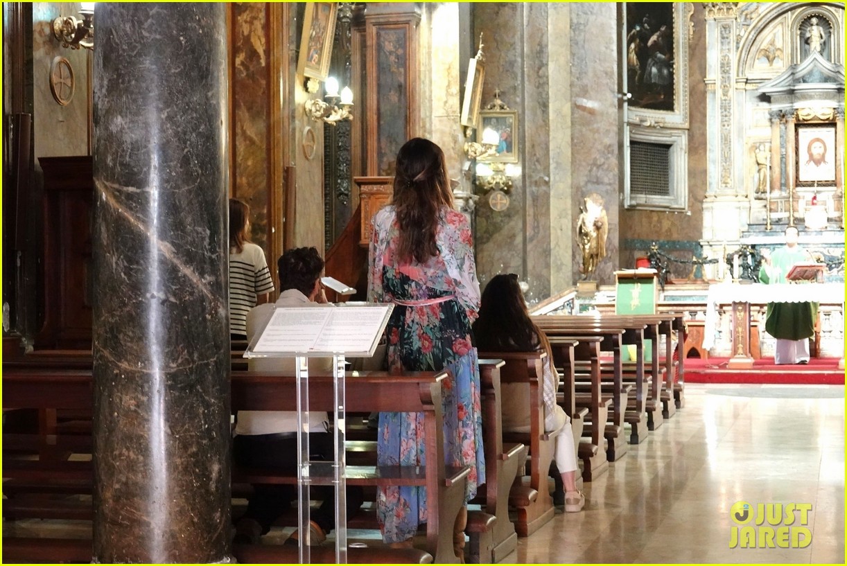 Gerard Butler & Girlfriend Morgan Brown Seen At Mass Service During ...